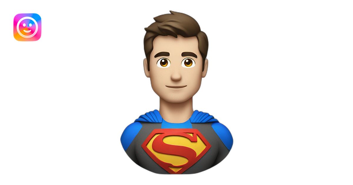 Browser ide coding superman emoji | AI Emoji Generator