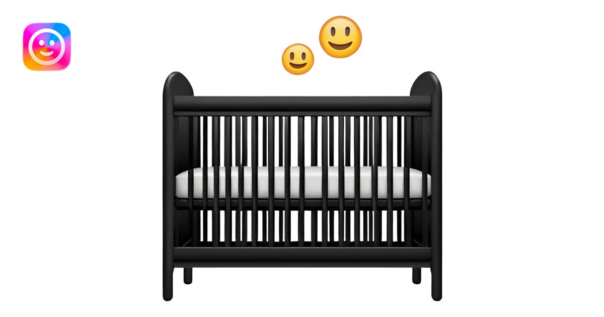 black crib emoji | AI Emoji Generator