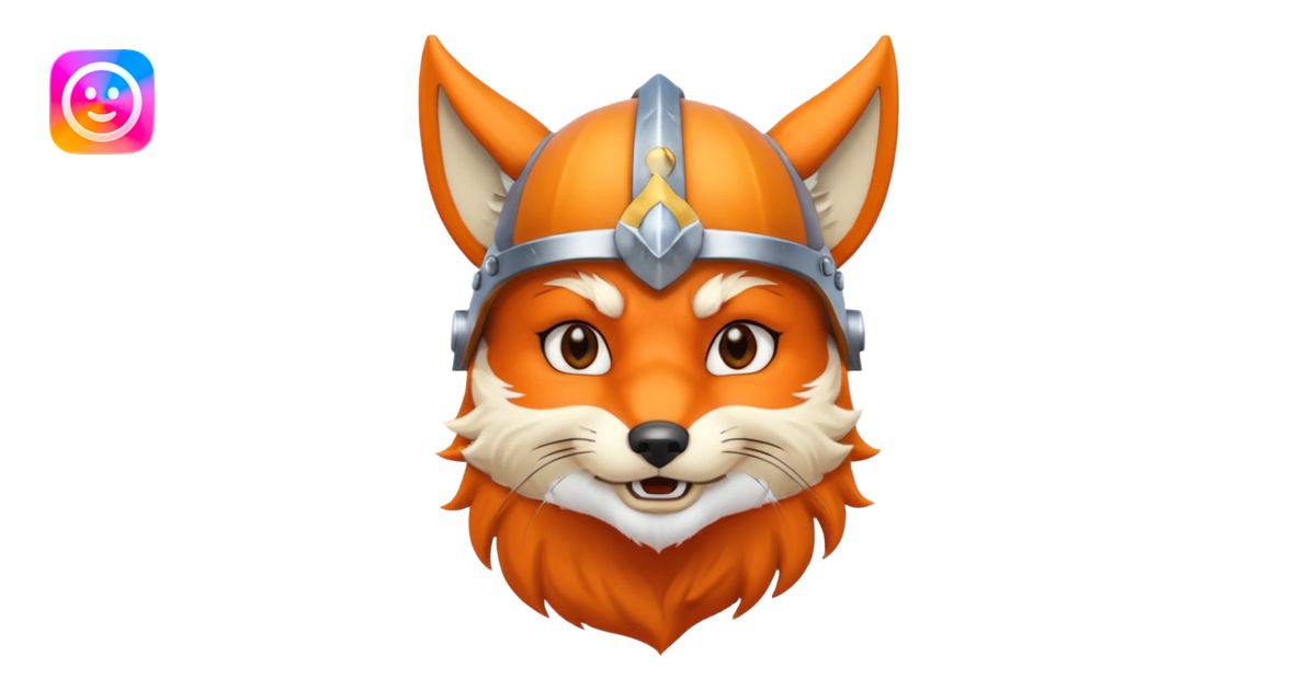 viking fox emoji | AI Emoji Generator
