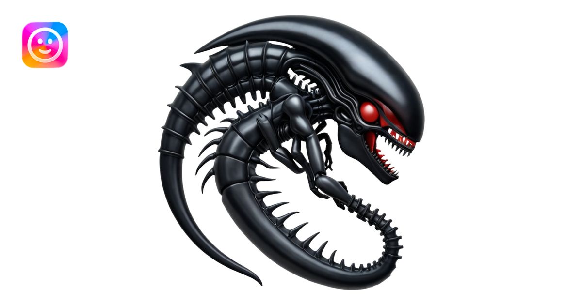 Xenomorph emoji | AI Emoji Generator
