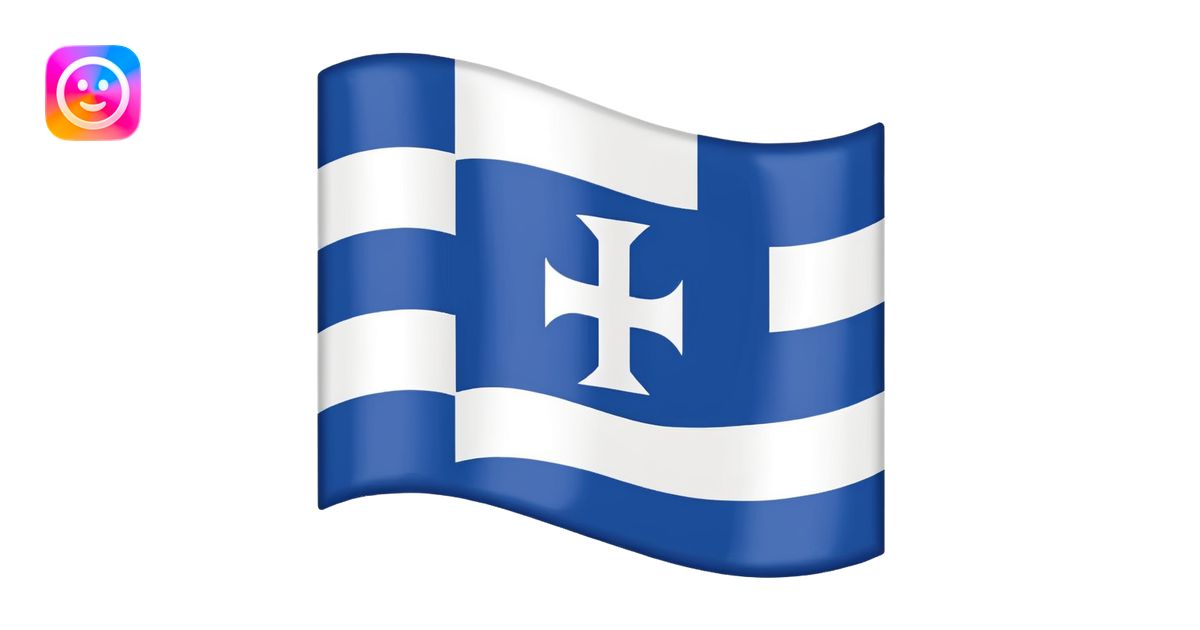 A Greek fascism flag emoji | AI Emoji Generator