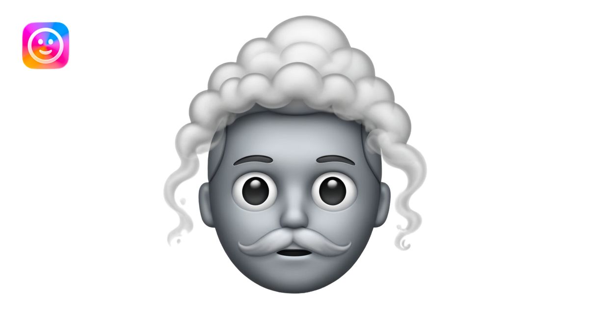 Smoky head emoji emoji | AI Emoji Generator