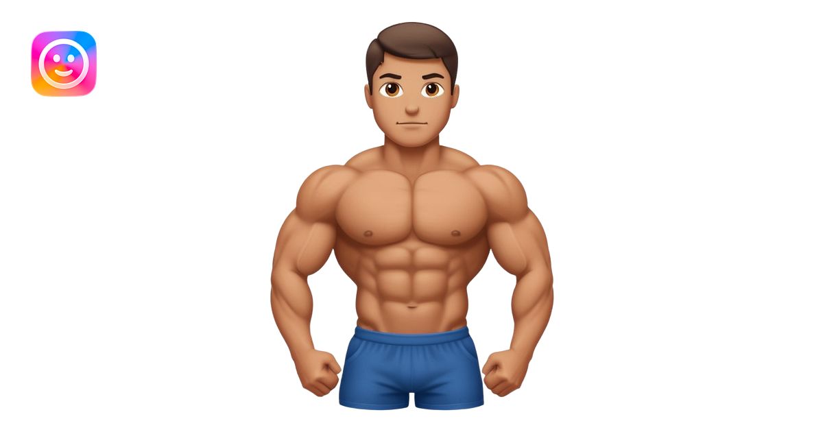 Strong muscle emoji | AI Emoji Generator