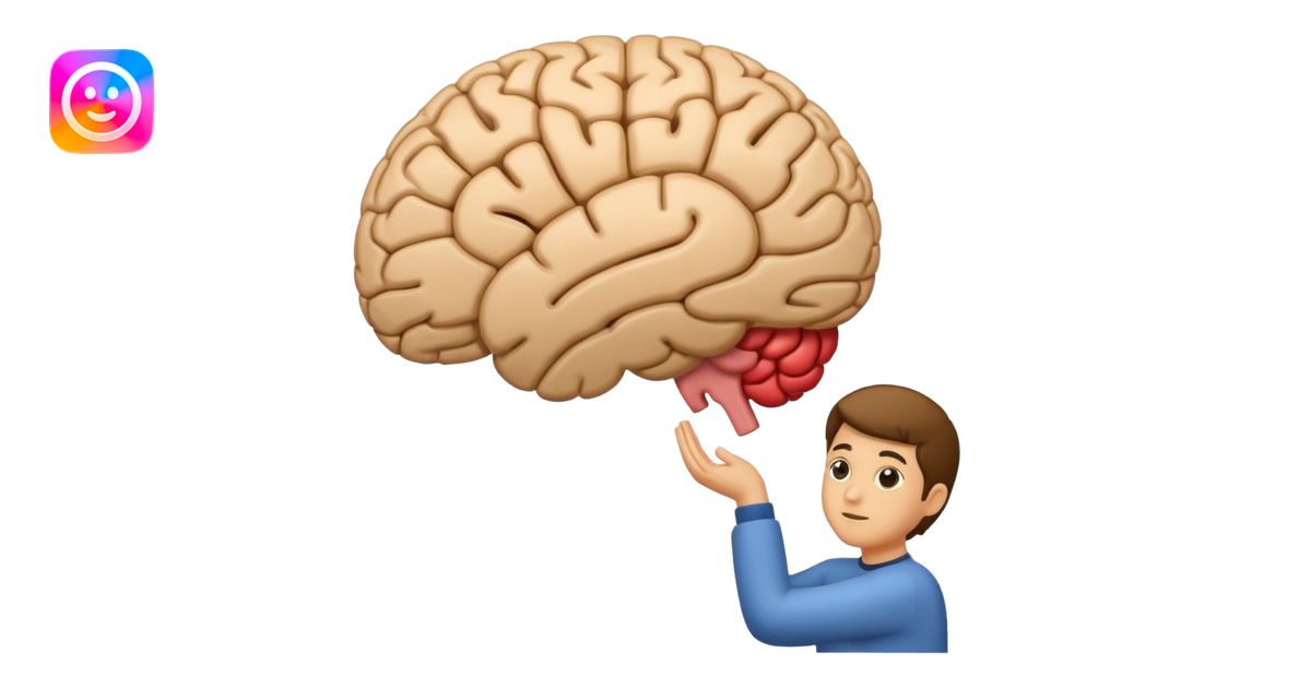 picking someone's brain emoji | AI Emoji Generator
