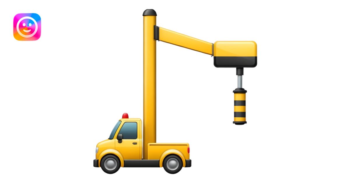 towing street icon, street pole emoji | AI Emoji Generator