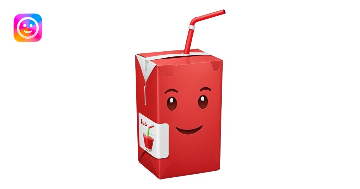 Juice box emoji | AI Emoji Generator