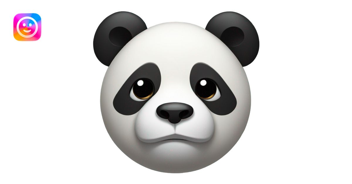 Sad panda emoji | AI Emoji Generator