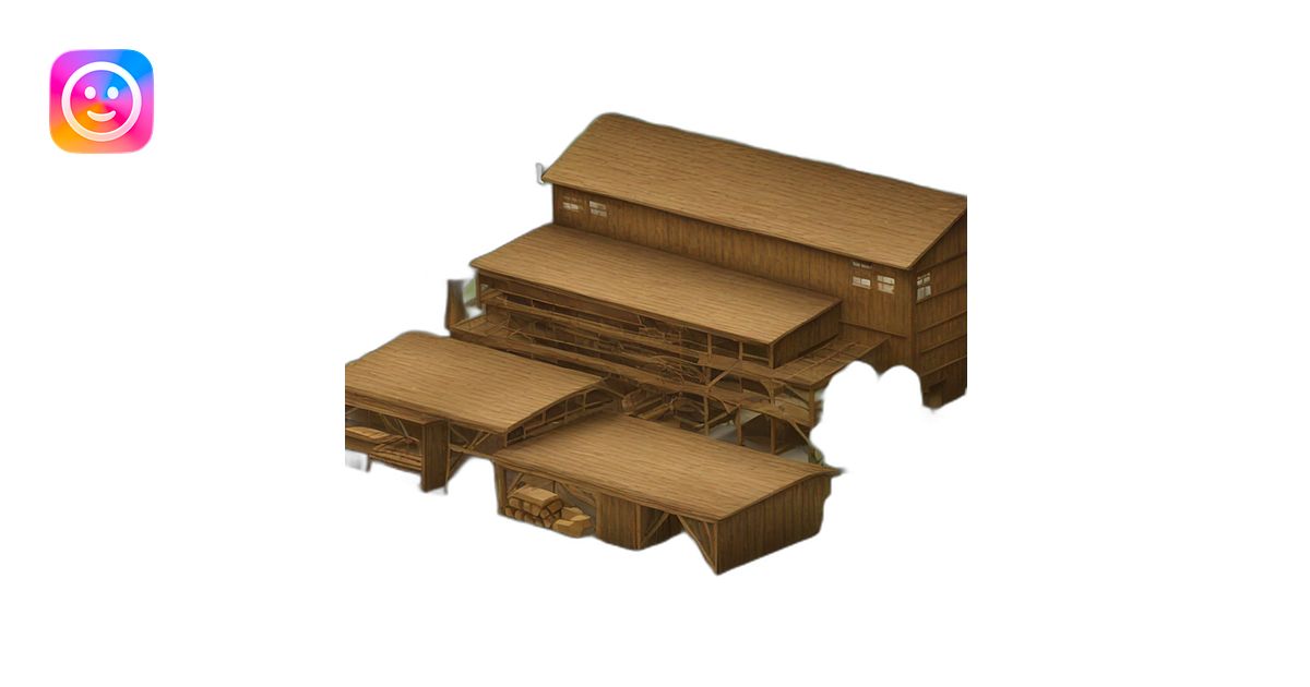 modern lumber factory emoji | AI Emoji Generator