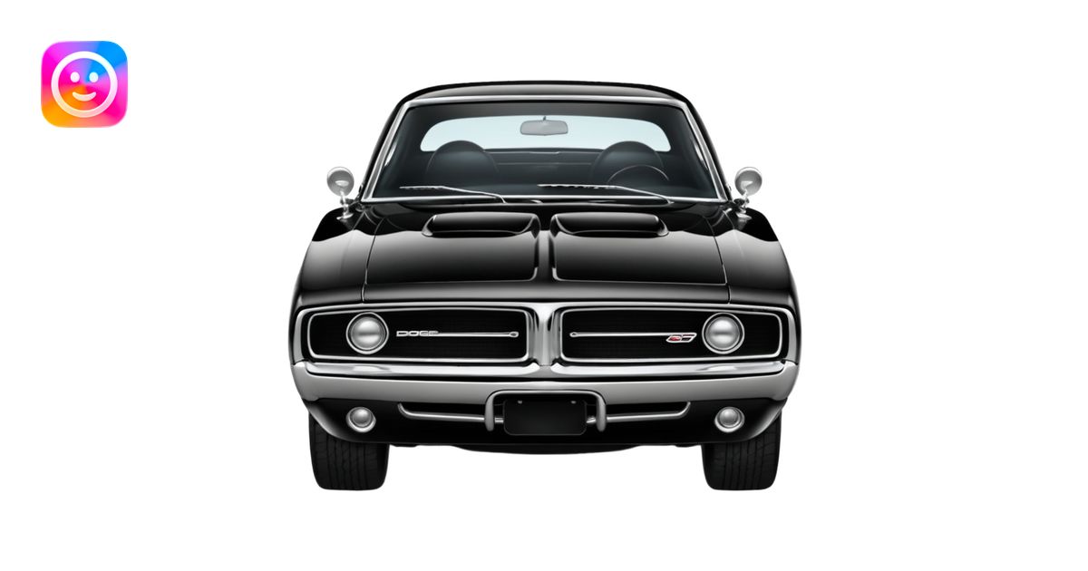 Dodge Charger 69 emoji | AI Emoji Generator
