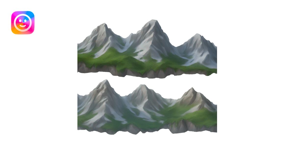 mountain emoji | AI Emoji Generator