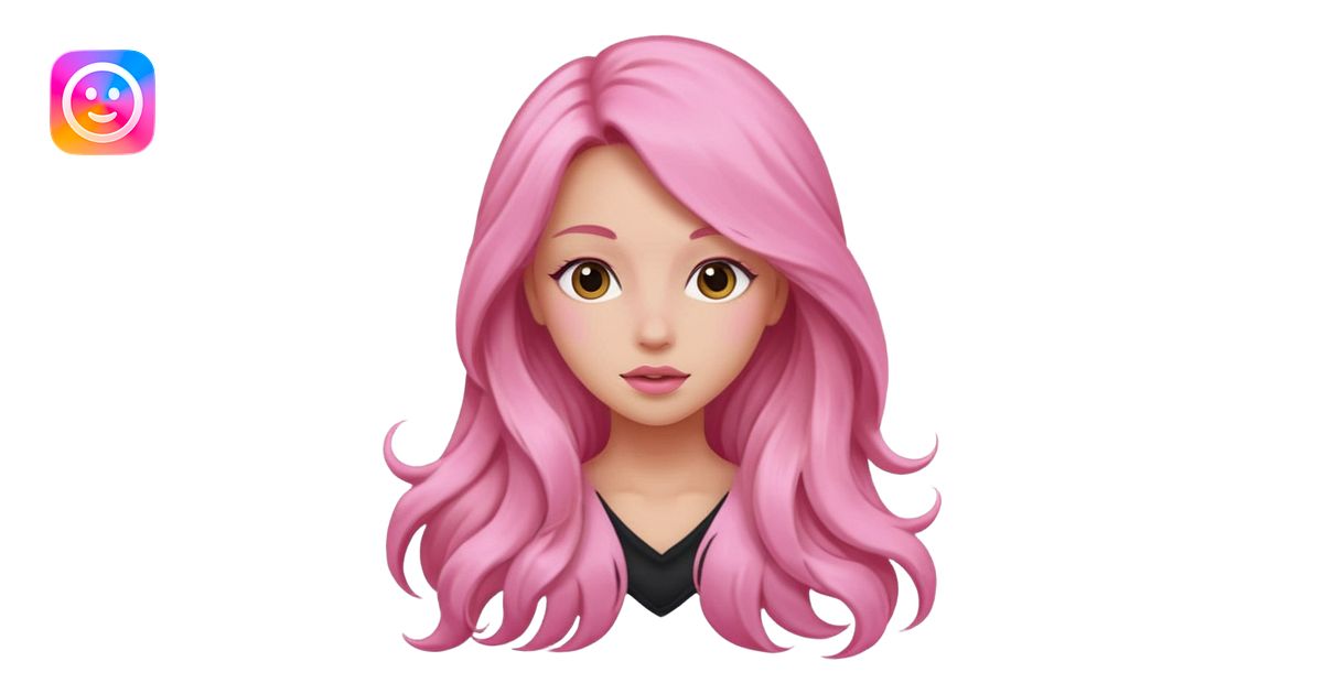 Pink pretty girl sexy emoji | AI Emoji Generator