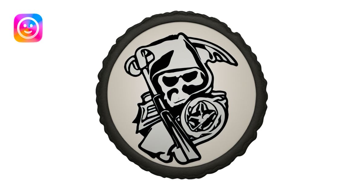 Sons of anarchy logo emoji | AI Emoji Generator