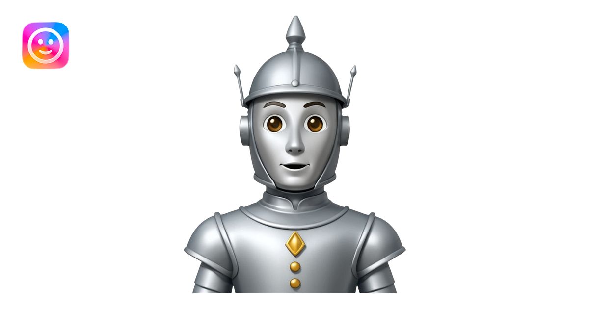 Tin Man from the Wizard of Oz emoji | AI Emoji Generator