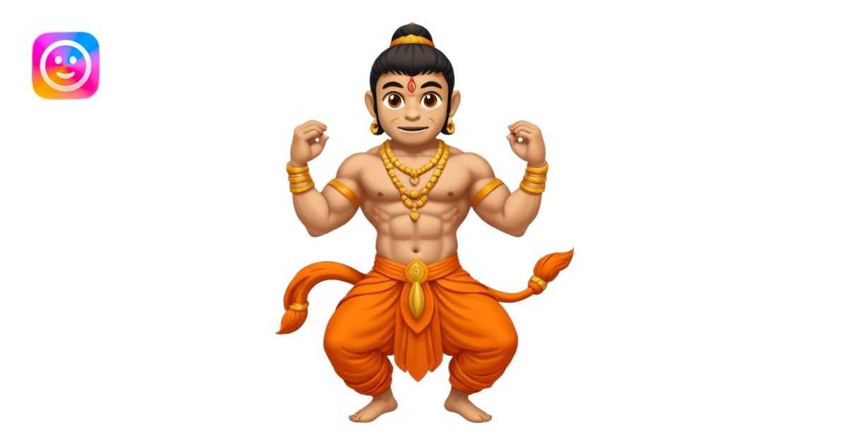 lord hanuman emoji | AI Emoji Generator