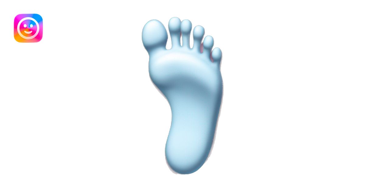 Hairy foot emoji | AI Emoji Generator