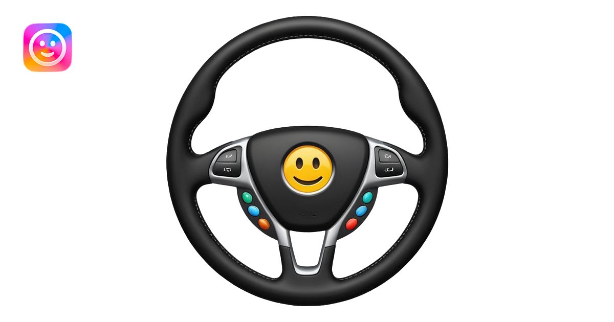 car steering wheel emoji | AI Emoji Generator