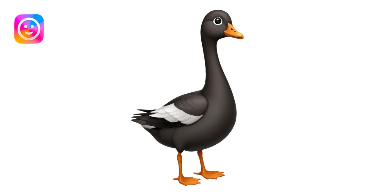 black goose emoji | AI Emoji Generator