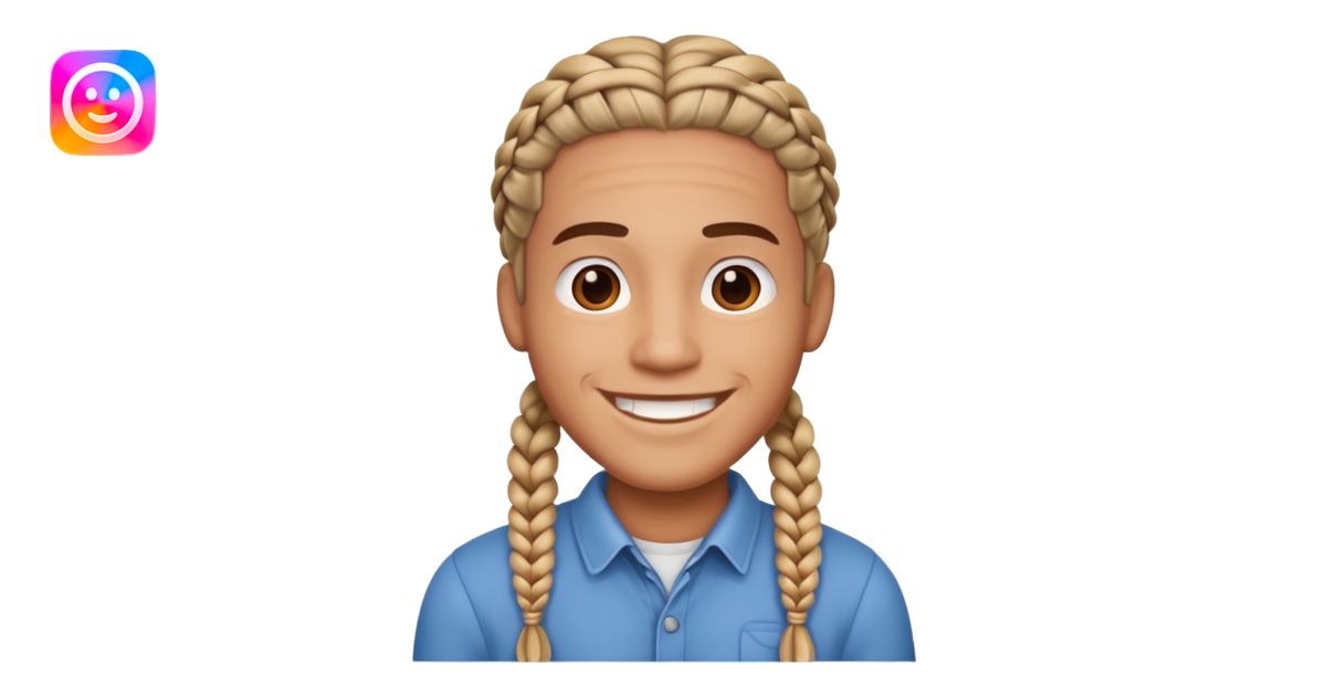 Man with braids emoji | AI Emoji Generator