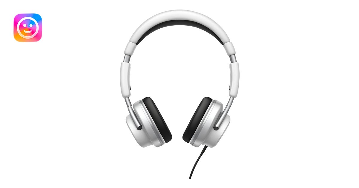 apple headphones with a weight emoji | AI Emoji Generator