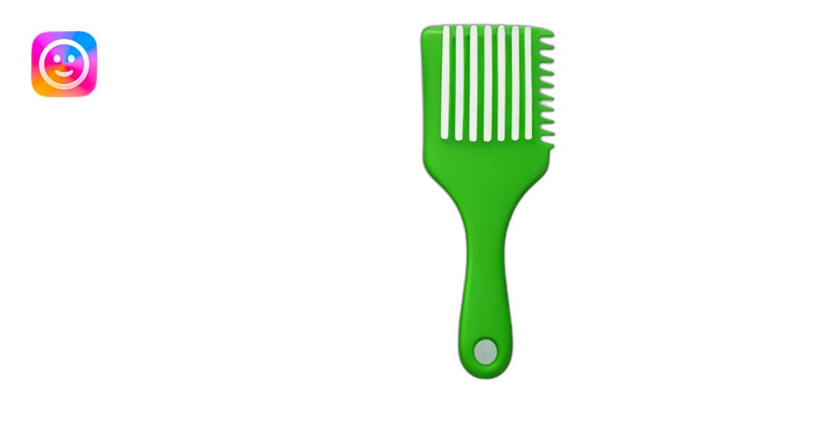 comb green emoji | AI Emoji Generator