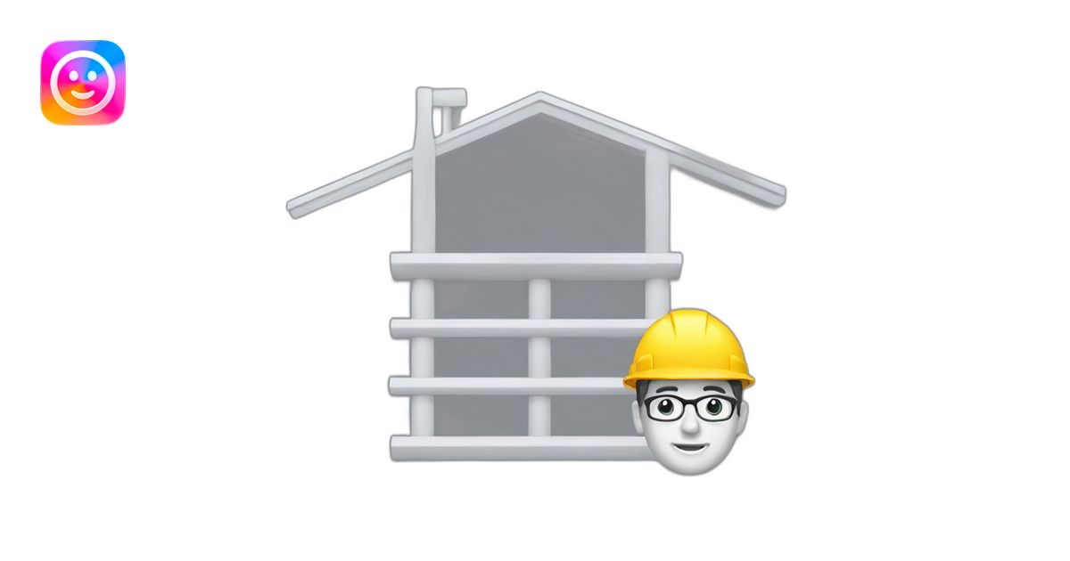 Structural engineer building logo emoji | AI Emoji Generator