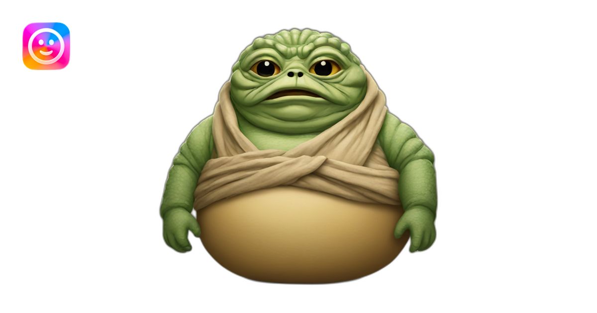 Jabba emoji | AI Emoji Generator