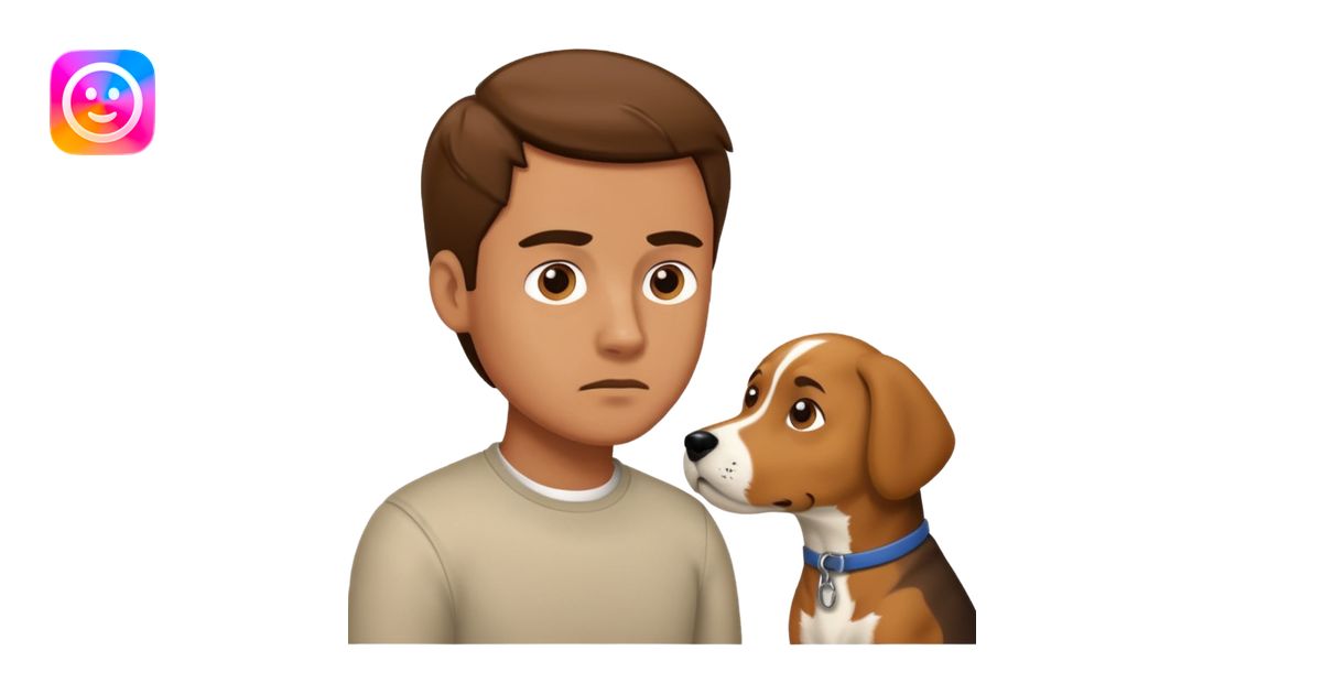 dog fighting man emoji | AI Emoji Generator