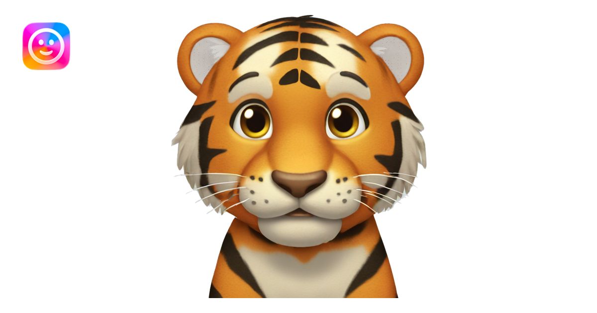 Tigger the tiger emoji | AI Emoji Generator