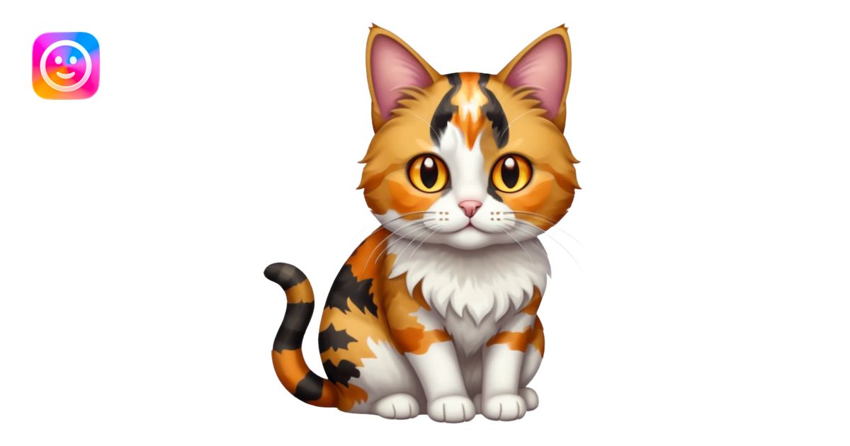 full body colourful light patched calico tabby cat with hazel eyes ...