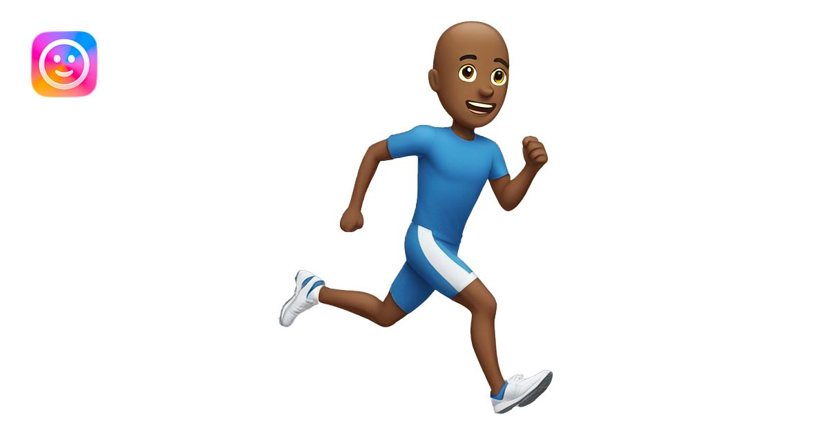 running man emoji | AI Emoji Generator