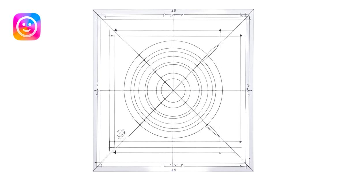 A sheet of technical drawing with fine lines, dimensions and geometric ...