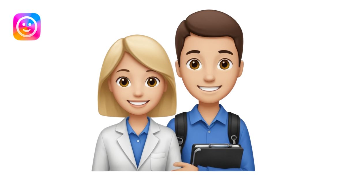 Student Leader + clipboard, Tour Group. emoji | AI Emoji Generator