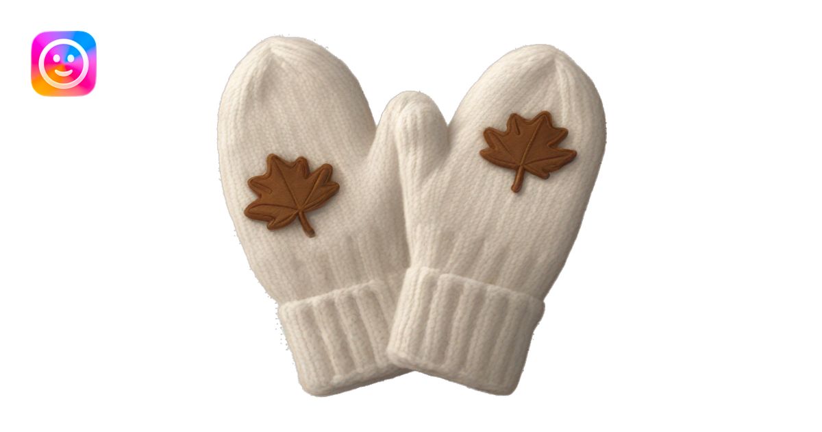 Cozy fall mittens emoji | AI Emoji Generator