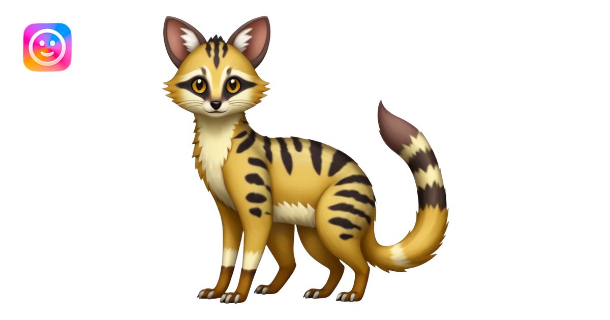 Civet-Genet-Possum-Serval-Caracal-Sergal-Trico-Numbat-Furret-fusion ...