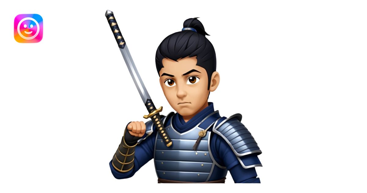 Warrior Samurai emoji | AI Emoji Generator