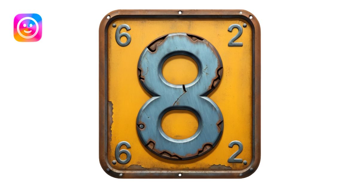 QUE NO TENGA CARA QUE SEA SOLO LOS NUMEROSM ,UN EMOJI CON LOS NUMEROS 6 ...