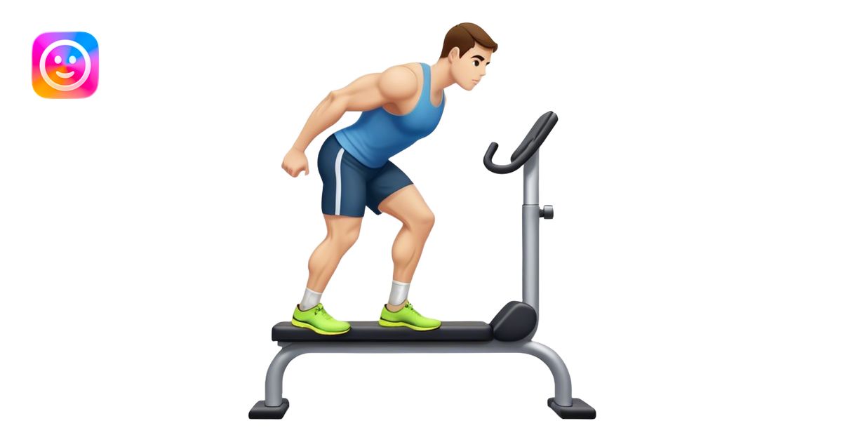 calf raise exercise emoji | AI Emoji Generator