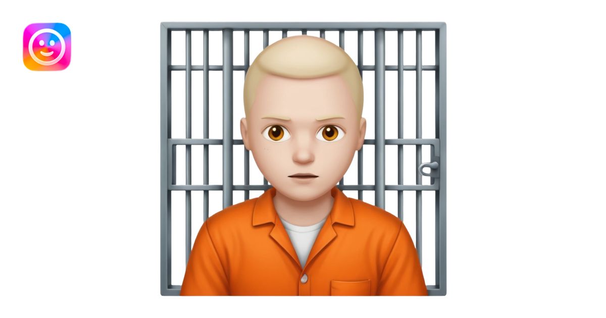 criminal in jail behind bars the bars should be in front of the person ...