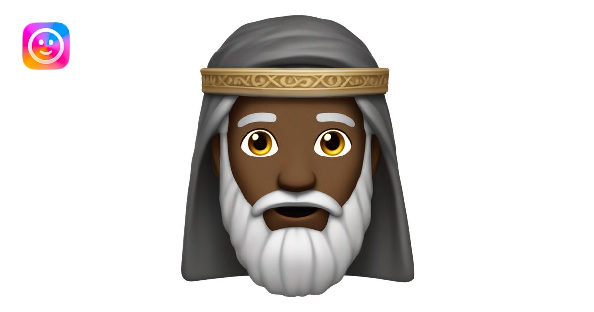 Solomon the biblical prophet emoji | AI Emoji Generator