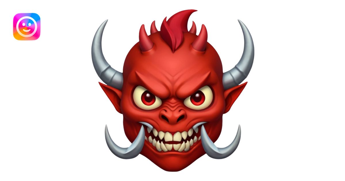 demon emoji | AI Emoji Generator