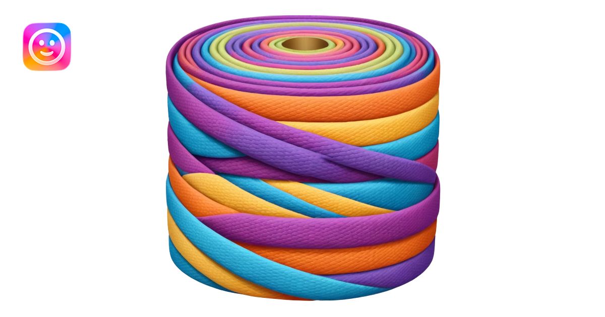 fabric roll emoji | AI Emoji Generator