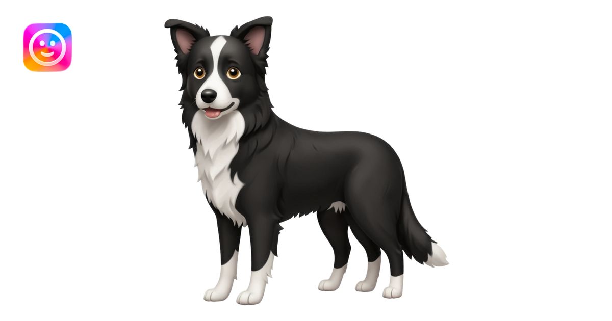 Border collie emoji | AI Emoji Generator