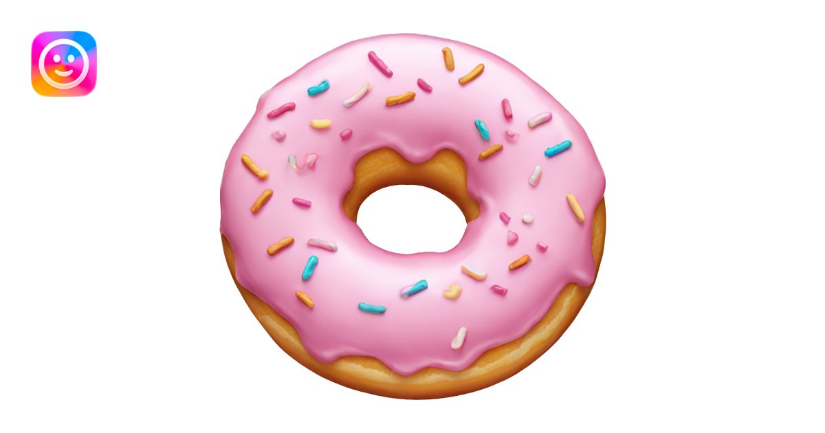 pastel pink donut emoji | AI Emoji Generator