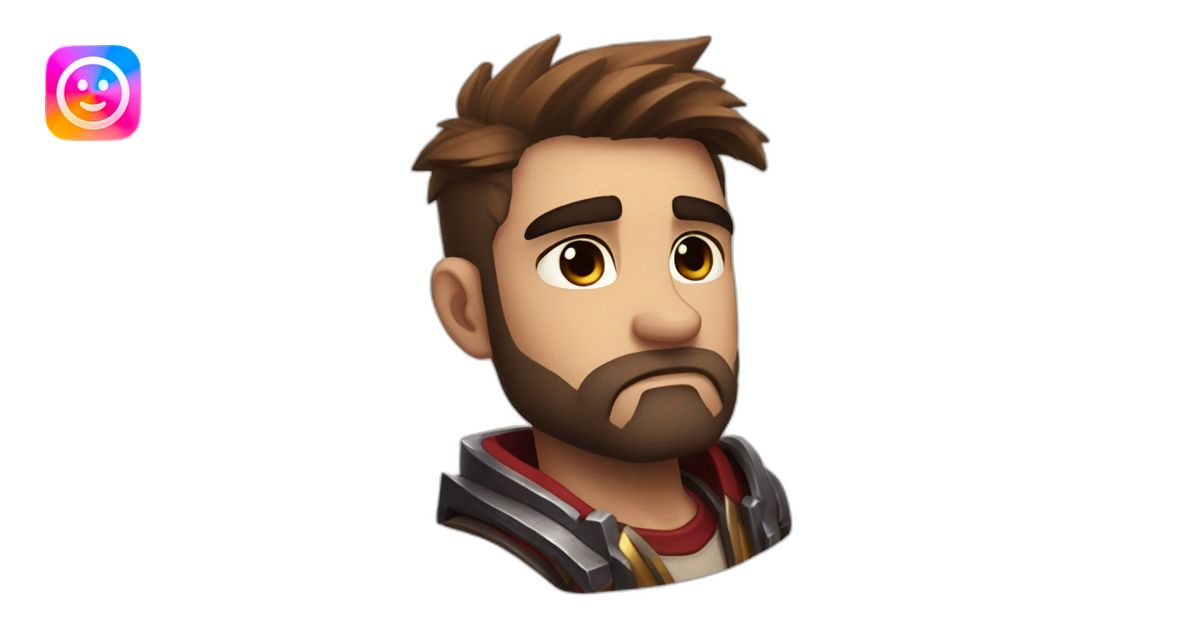 sad darius from league of legends emoji | AI Emoji Generator