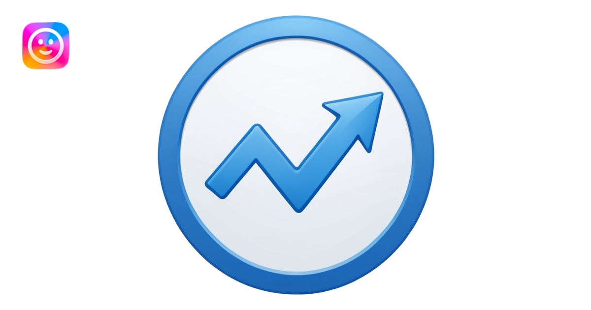 Mack a one Instagram blue tick in circle and aroows emoji | AI Emoji ...