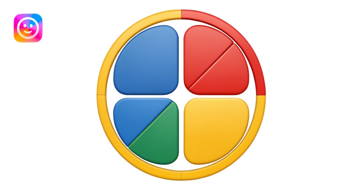 a circle with yellow blue red and green in it such as a uno play card ...