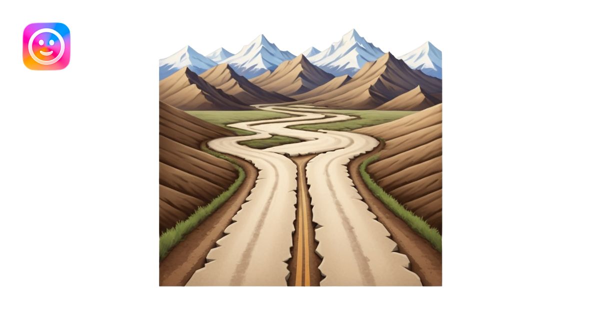 A long STRAIGHT dirt road that disappears into the horizon half way up ...