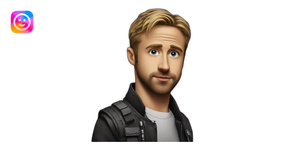 Ryan Gosling Cyberpunk emoji | AI Emoji Generator