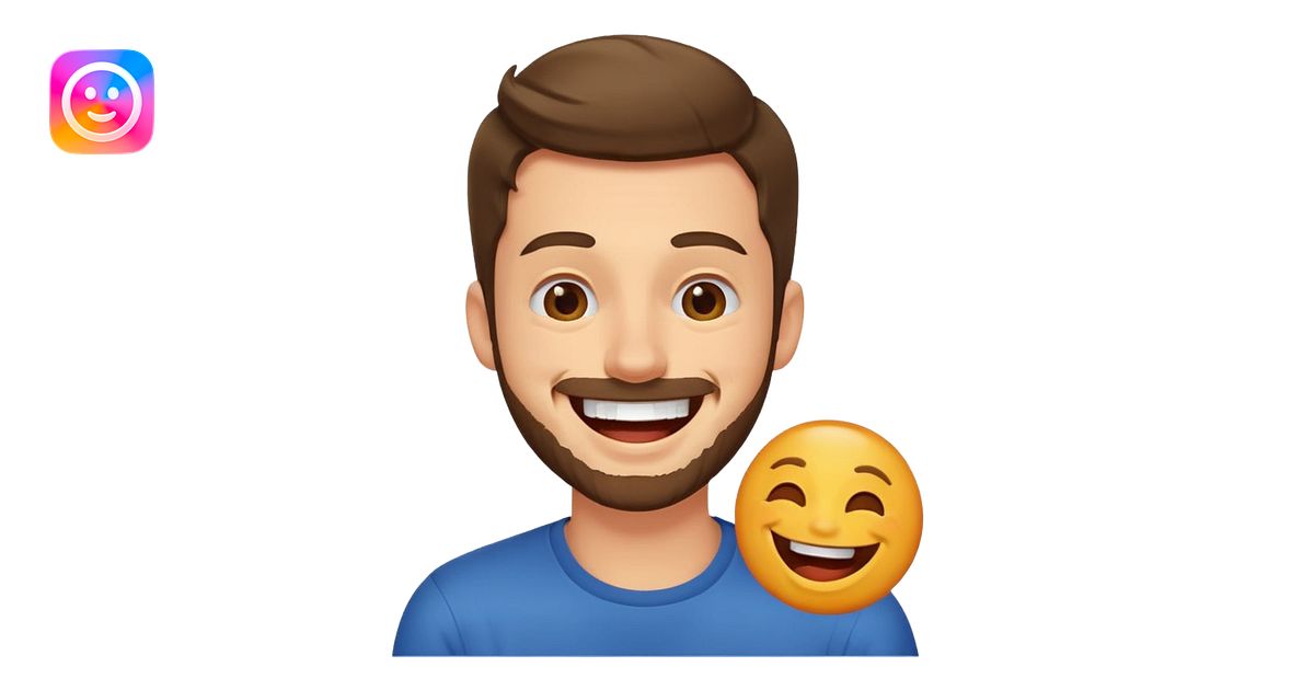 guy laughing at a meme emoji | AI Emoji Generator