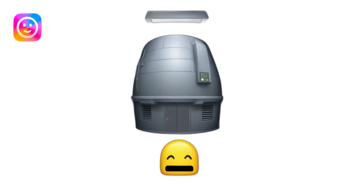 techno bunker emoji | AI Emoji Generator